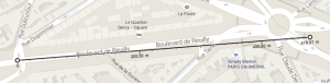 Calculer une distance sur Google Maps entre deux points